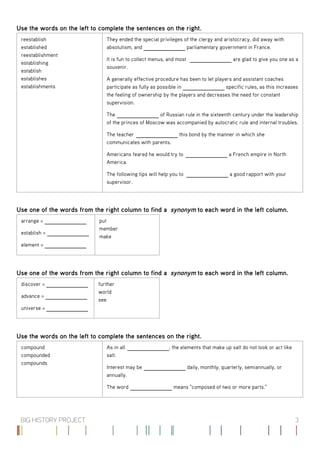3.1 Vocabulary: Part 2 | PDF