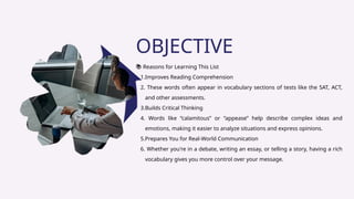 Vocabulary - Unit 11 Set A - Explained.pptx