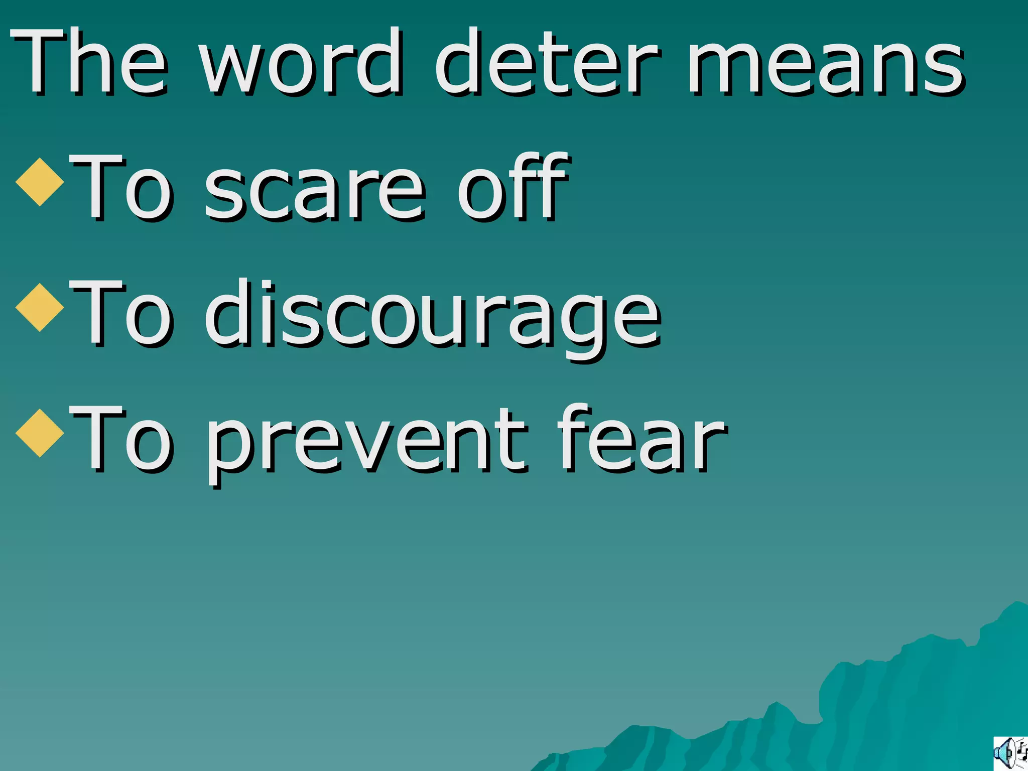 vocabulary-deter | PPT