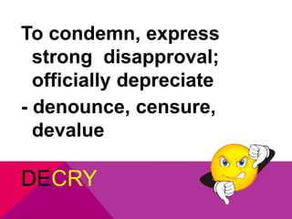 Vocab 3 review | PPT