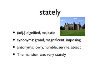 Vocab 6 slides copy | PPT