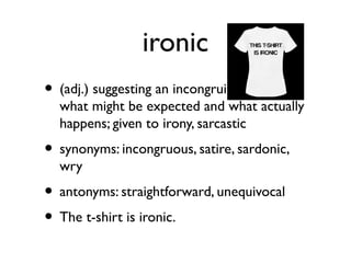 Vocab 6 slides copy | PPT