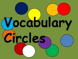 Vocabulary Circles | PPTX