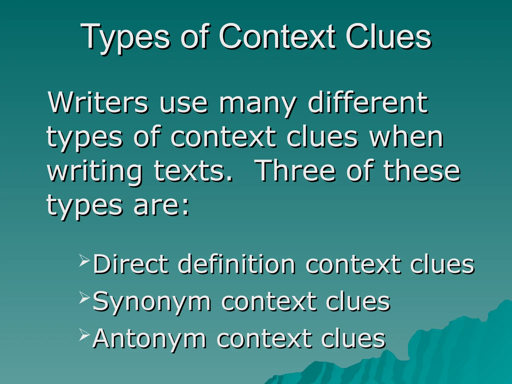 Vocab Context Clues.pptttttttttttttttttt | PPT