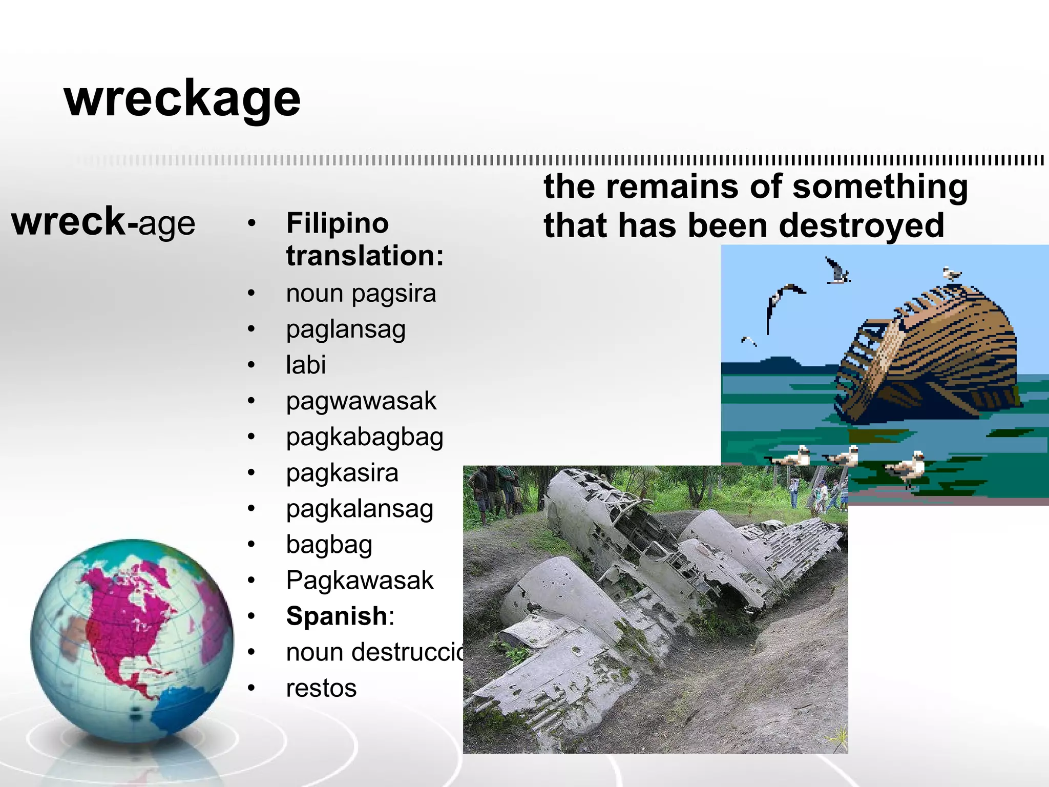 Vocab Finding The Titanic | PPT