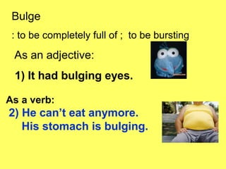 Vocabulary words (Blink-off) | PPT