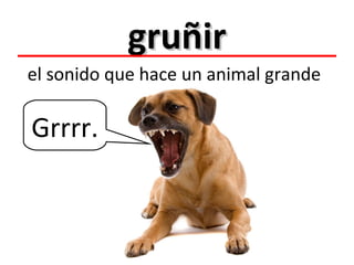 Un Oso y Un Amor - Vocab for flashcards | PPT