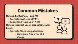 times and activities example ppt to learn activities | PPT