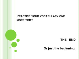 Vocab Grandfathers Journey | PPTX