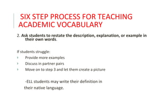 Vocab instruction | PPT