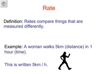 Vocab maths 8_ratios_and_rates | PPT