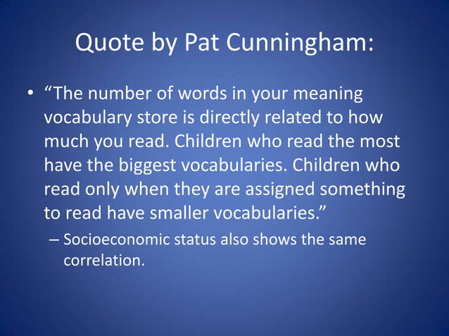 Expanding Vocabulary Presentation | PPTX