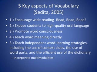 Expanding Vocabulary Presentation | PPTX
