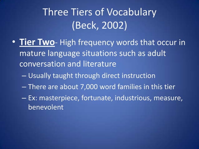 Expanding Vocabulary Presentation | PPTX