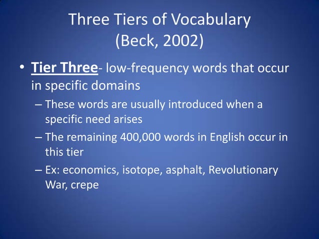Expanding Vocabulary Presentation | PPTX