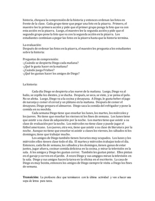 Vocab rutina diaria | DOCX | Homework and Study | Education
