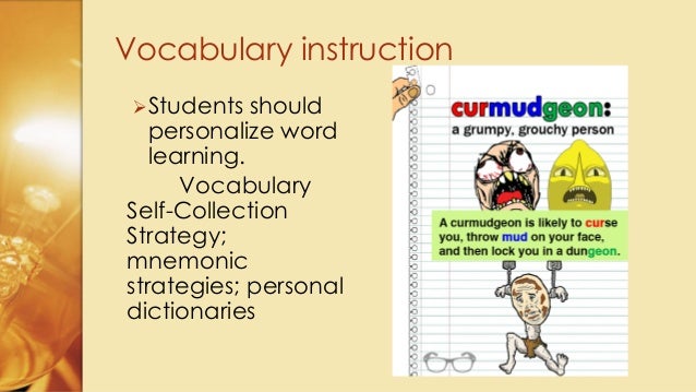 Vocabulary Instruction