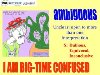 Ambiguous Picture Test