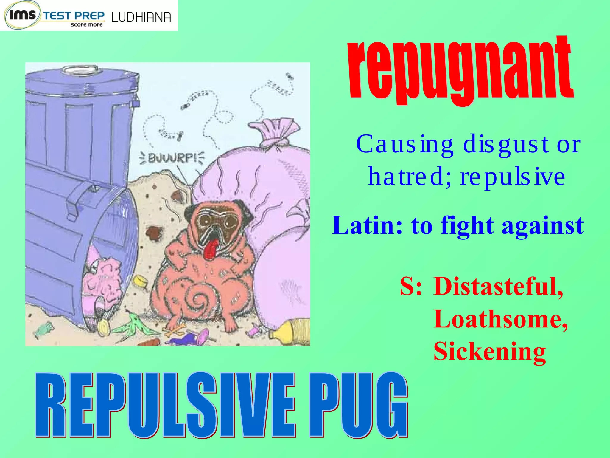 Visual Vocabulary Part 4 | PPT