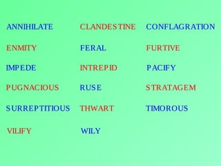 Visual Vocabulary | PPT