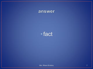 Reading Street, Rocks in his Head, Vocab& skill, By: teacher Riham El ...