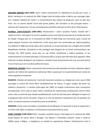 Vocabulari del moviment obrer | PDF