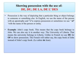 Vocabularies and Grammar in french .pptx