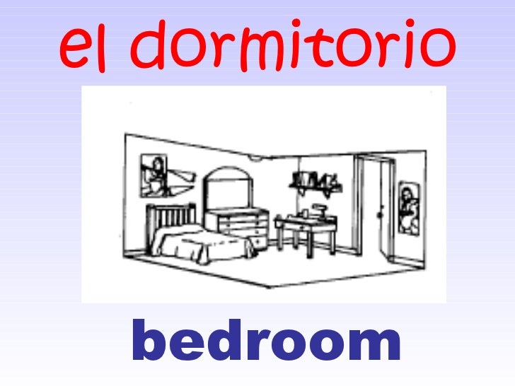 Rooms of the house in Spanish