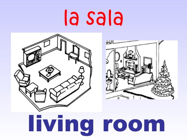 Rooms of the house in Spanish