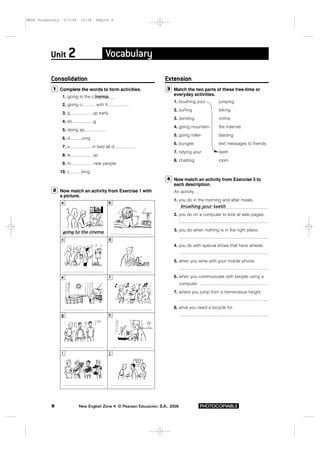 Vocabulario4ºeso | PDF | Internet for Beginners | Internet