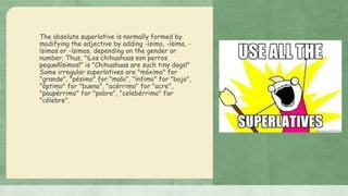 Present and Past Progressive / Comparative and Superlative | PPT