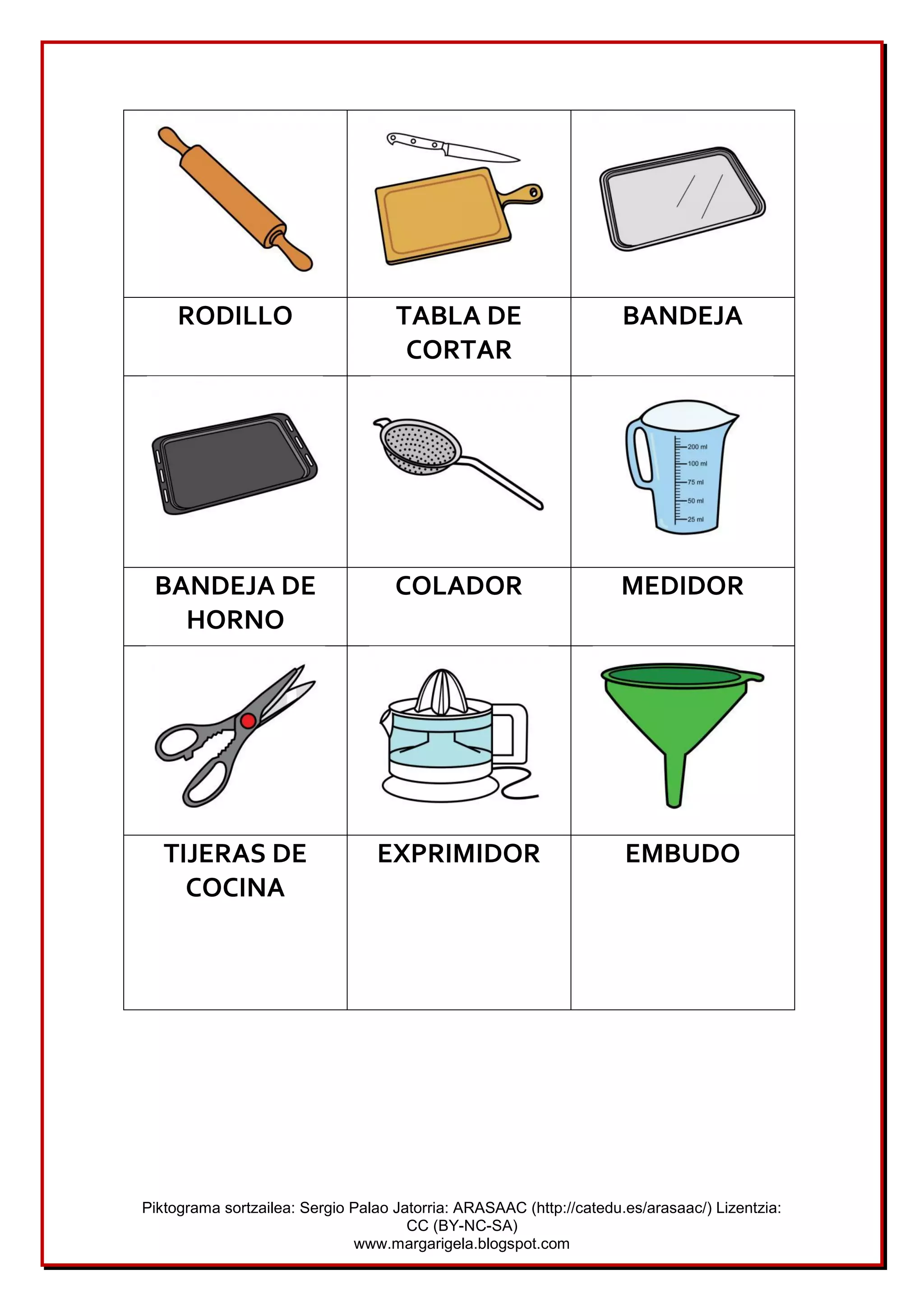 Vocabulario cocina | PDF | Home Appliances | Home & Garden