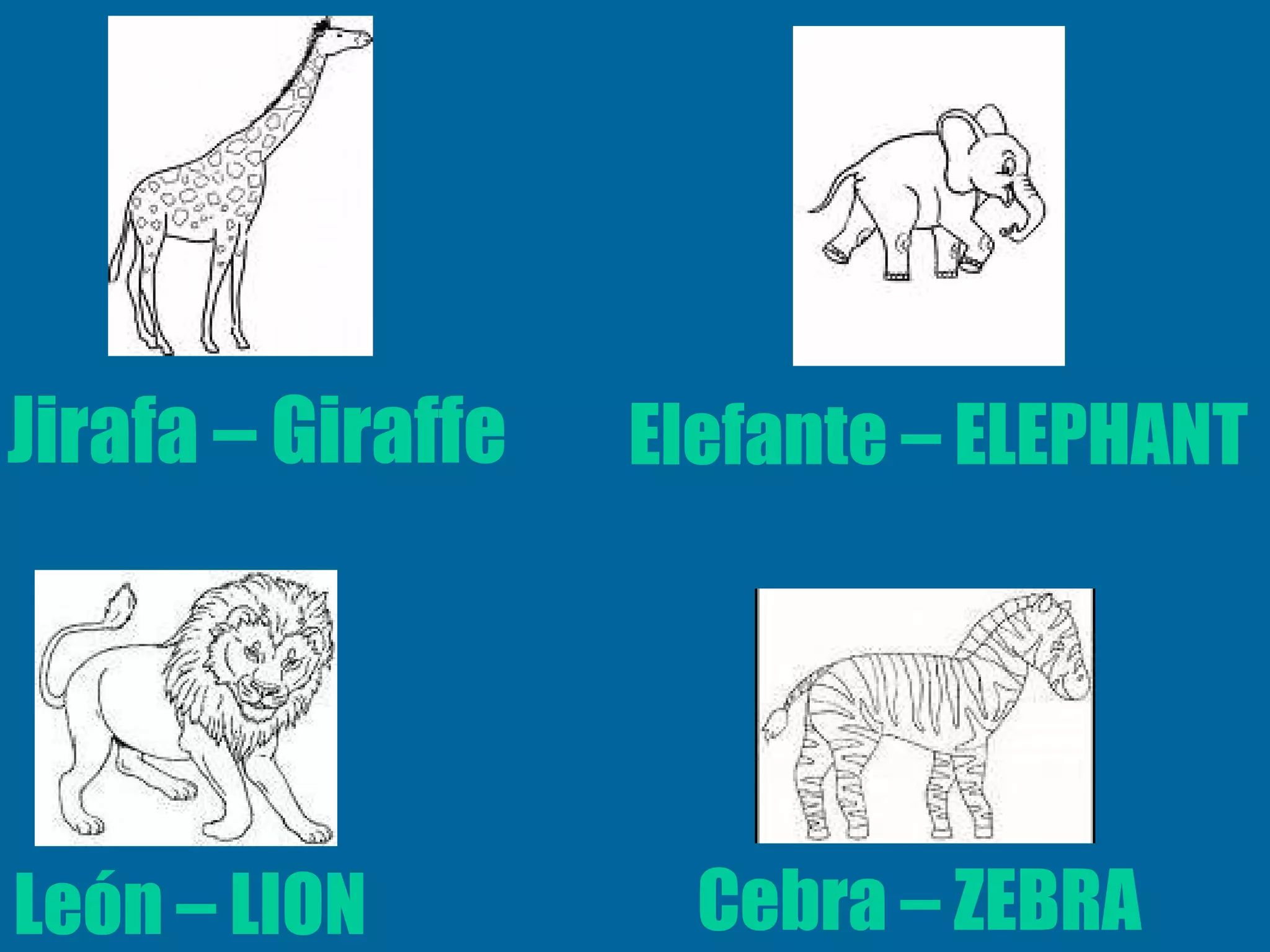 Vocabulario De Animales | PPS