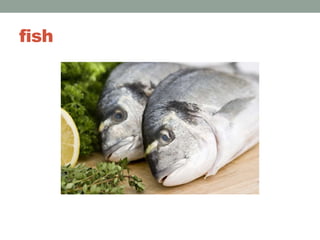 Vocabulario de comidas | PPTX