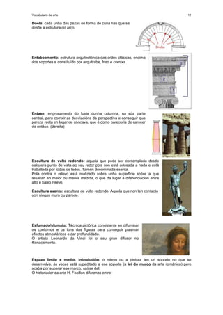 Vocabulario de conceptos e termos artísticos de Historia da Arte (ABAU ...