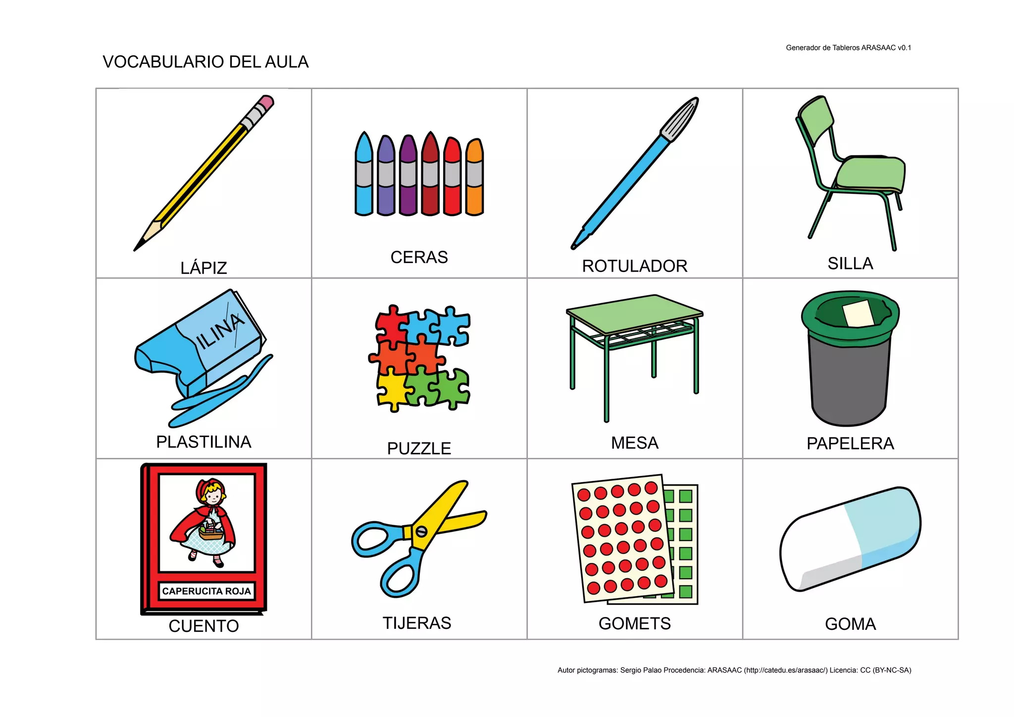 Vocabulario del aula | PPT
