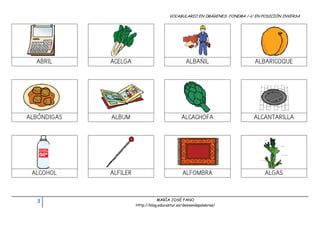 Vocabulario fonema L inversa | PDF