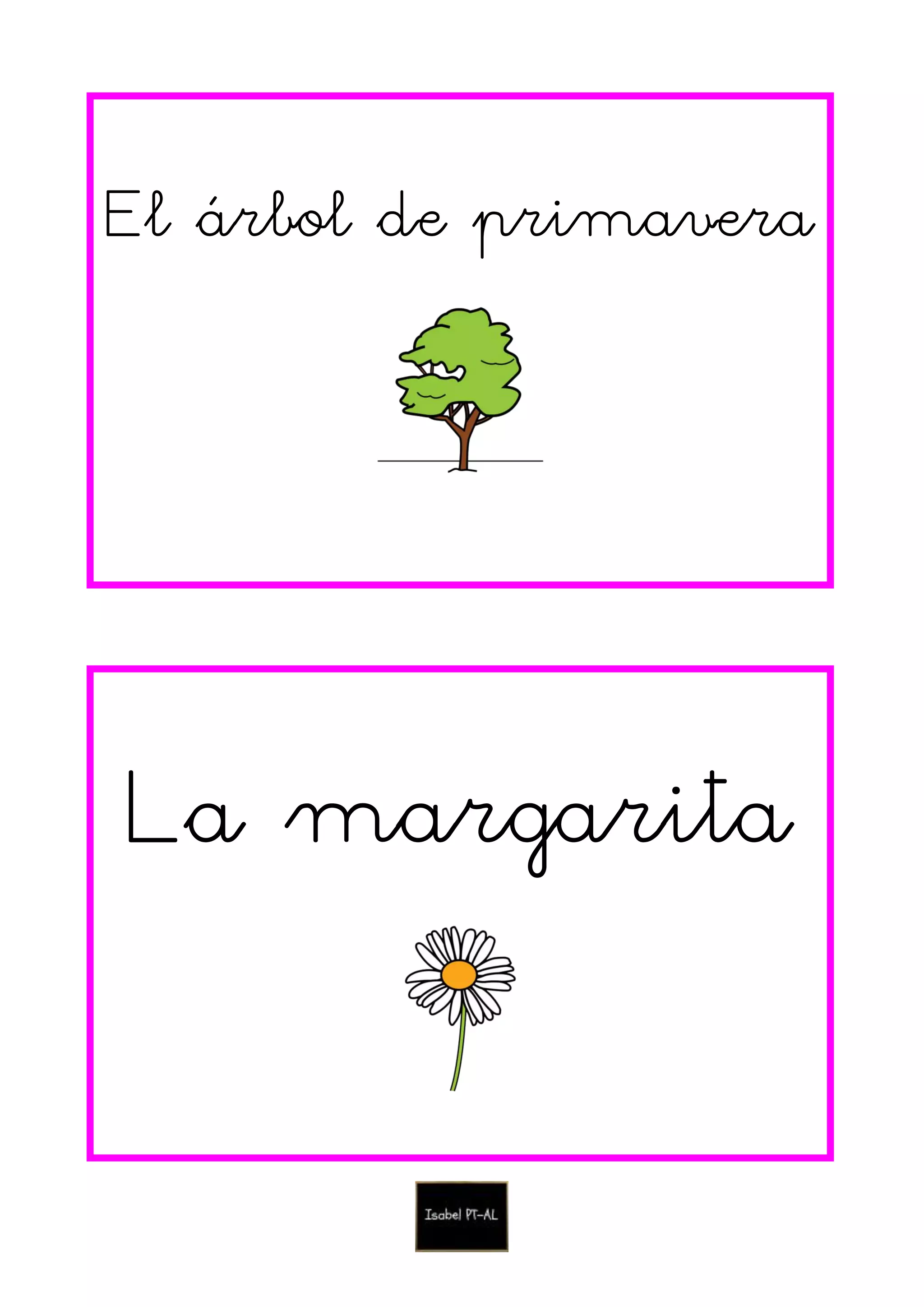Vocabulario primavera | PDF
