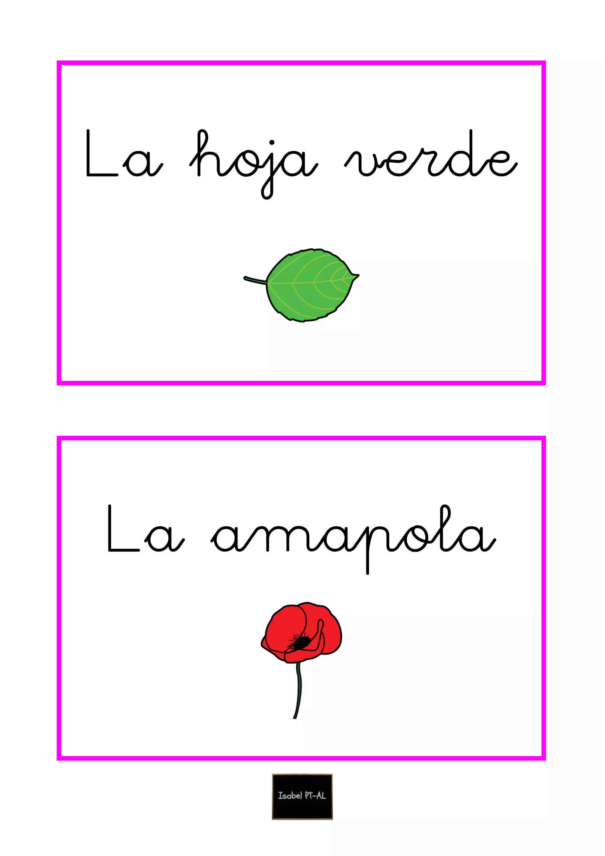 Vocabulario primavera | PDF