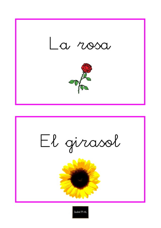 Vocabulario primavera | PDF