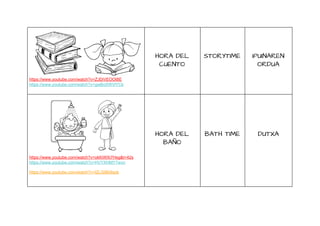 Vocabulario rutinas | PDF