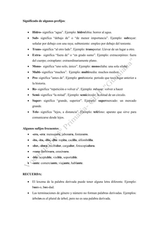 Vocabulario teoría | PDF