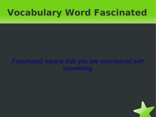 Vocabulary | PPT
