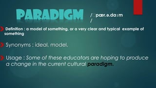 Vocabulary | PPT