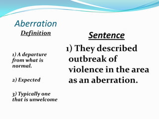 Hafsa's Vocabulary | PPTX