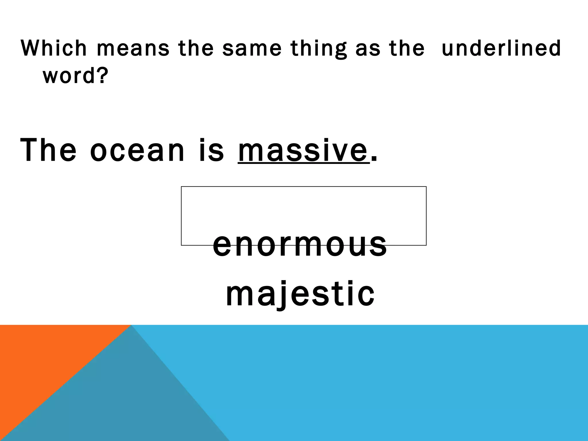 Vocabulary- Adelina's Whales | PPT