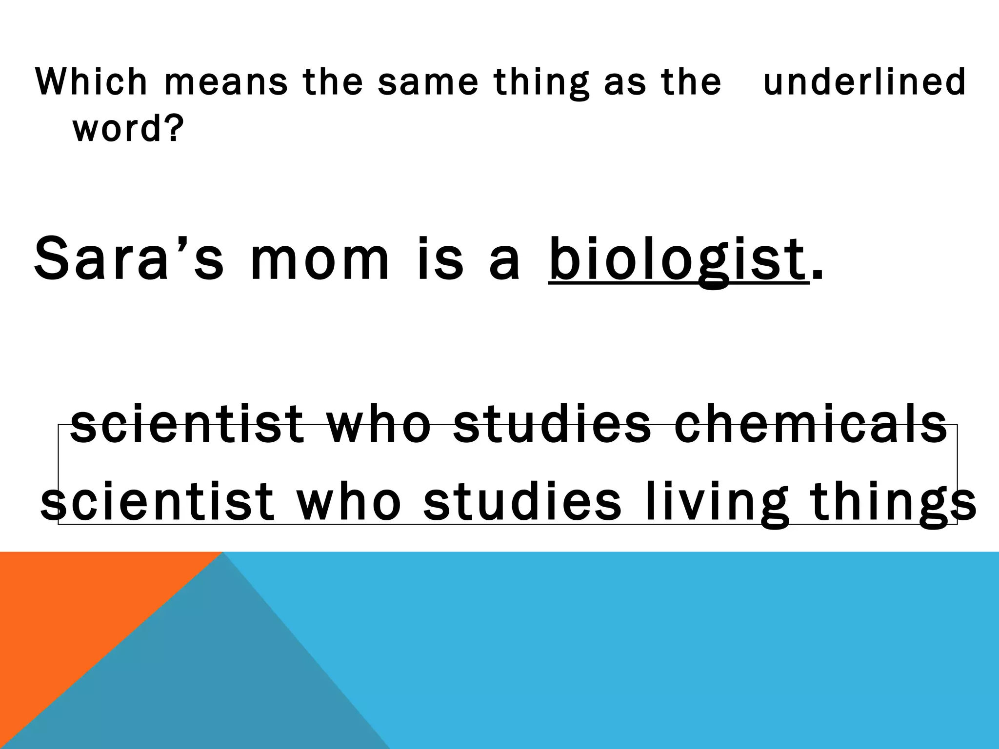 Vocabulary- Adelina's Whales | PPT