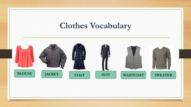 Vocabulary clothes (1) | PPTX