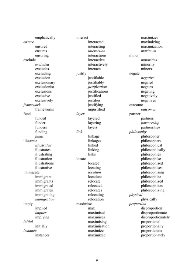 Từ vựng IELTS Writing Task 2 (Vocabulary for ielts writing task 2) | PDF