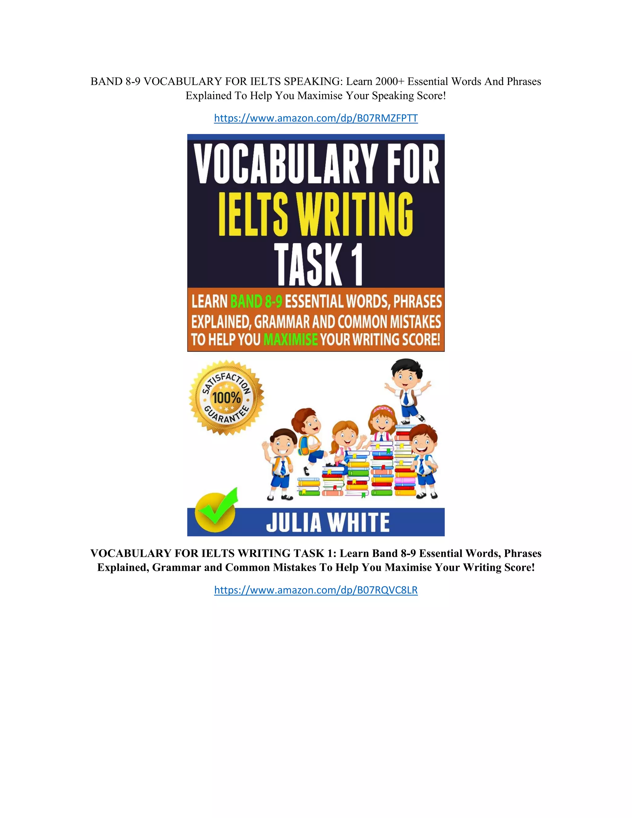 VOCABULARY FOR IELTS WRITING TASK 1: Learn Band 8-9 Essential Words ...